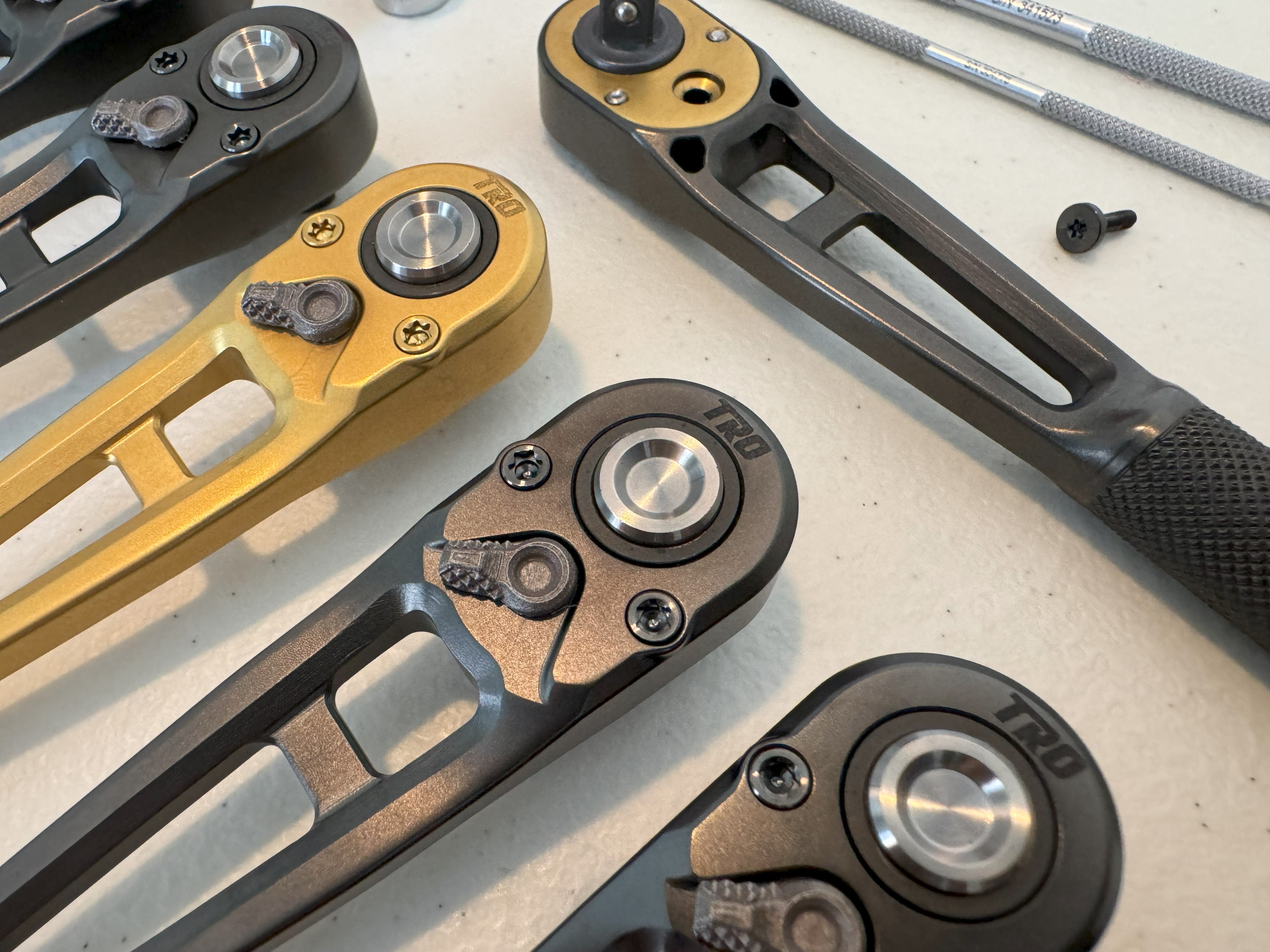 TRO 1/4" Drive Titanium Ratchet – TRODesigns